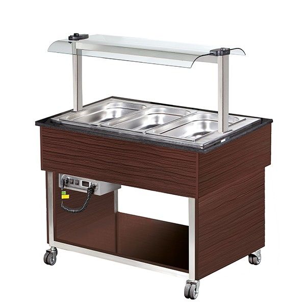Blizzard 3 x GN1/1 Hot Buffet Display – Davlex Catering Equipment